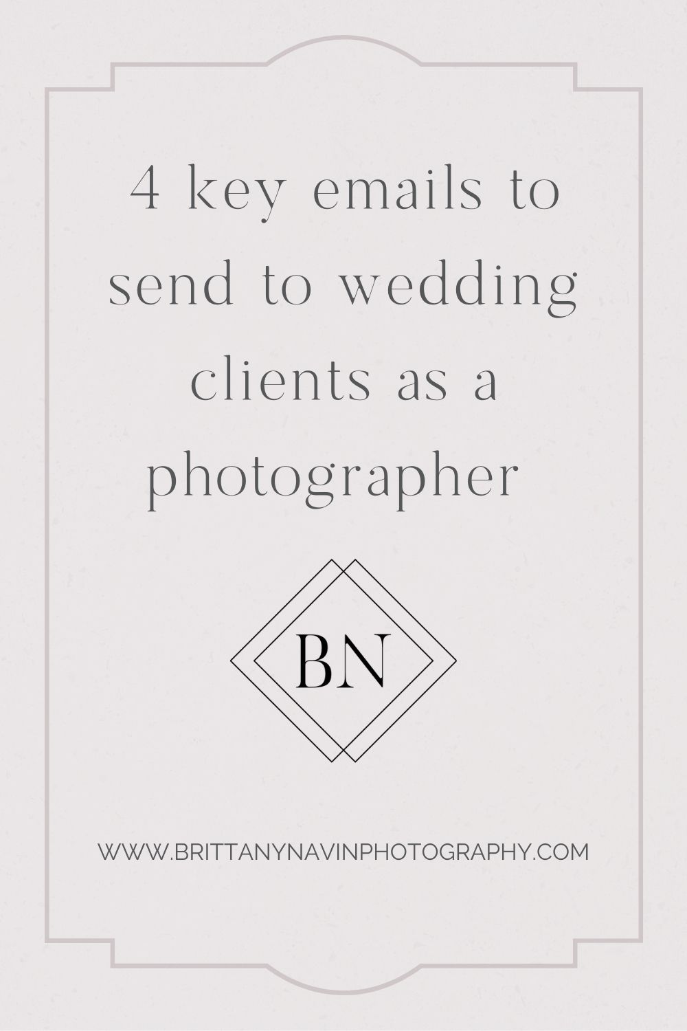 4 Key Emails to Send your Wedding Clients BEFORE their Wedding